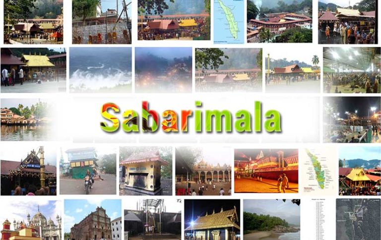 Sabarimala - a popular pilgrim center of Kerala, South India